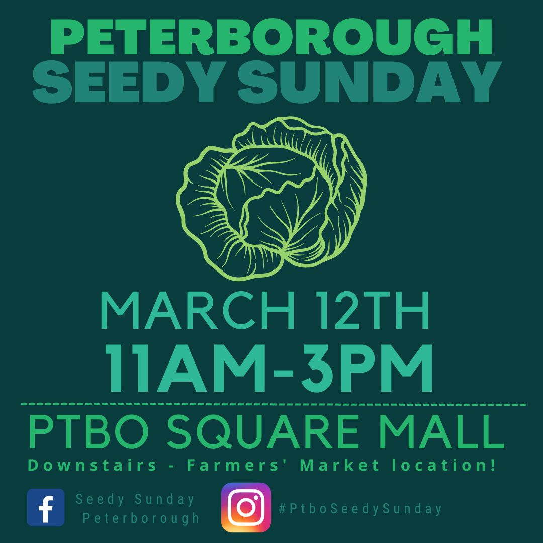 Seedy Saturdays and Sundays – What are They? | The Peterborough & Area ...